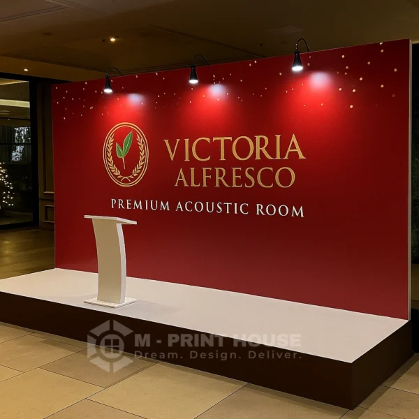 Stage Backdrops & Branding Dubai | M Print House