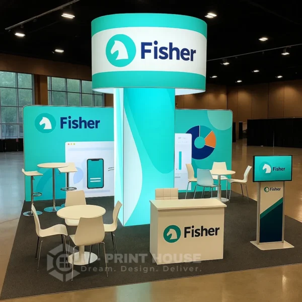 Peninsula Booths Dubai | Custom Three Sided | M Print House