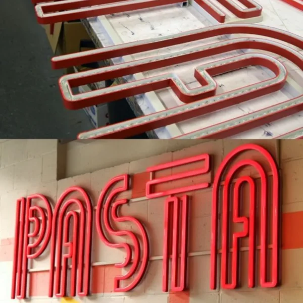 3D Aluminium Signage – Front & Back Illuminated UAE | M Print House