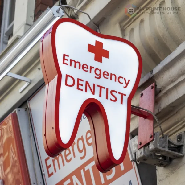 3D Vertical Signage Signboard UAE | Custom 3D Signage | M Print House