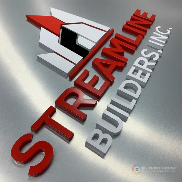 Acrylic Cutout Letters Signage UAE | M Print House