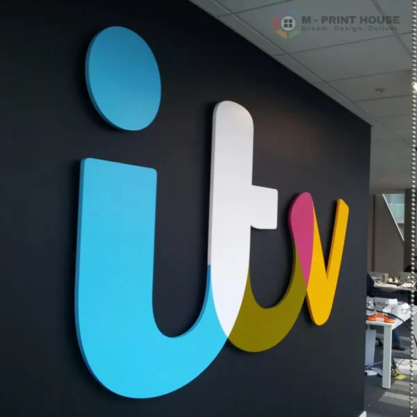 Acrylic Cutout Letters Signage UAE | M Print House