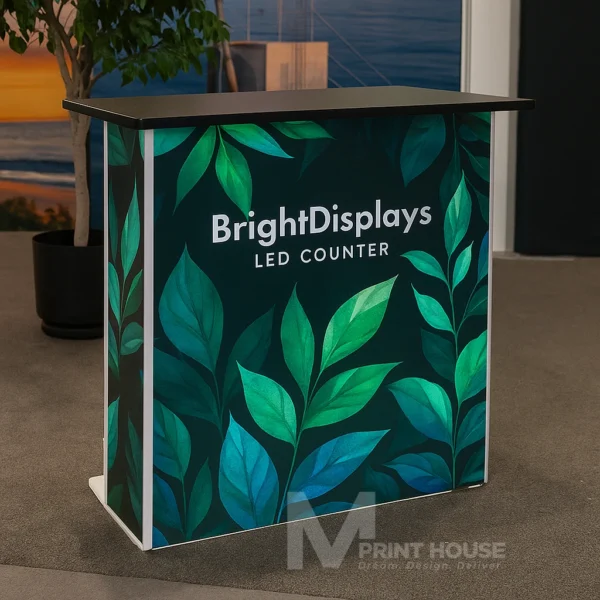 Backlit Exhibition Counter UAE | M Print House