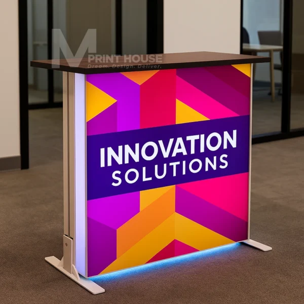 Backlit Exhibition Counter UAE | M Print House