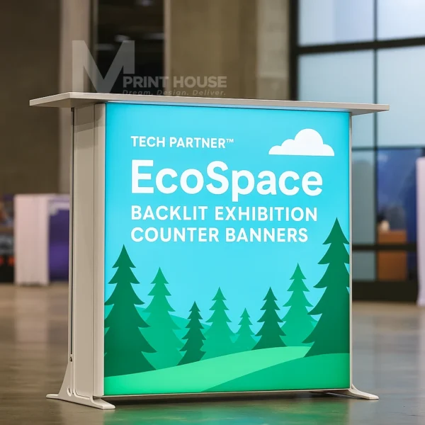 Backlit Exhibition Counter UAE | M Print House