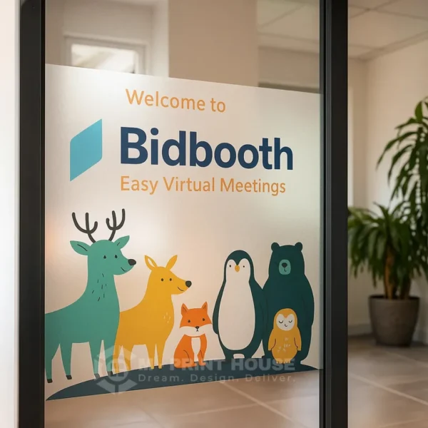 Digital Printed Frosted Sticker Dubai | Custom Glass Films UAE | M ...