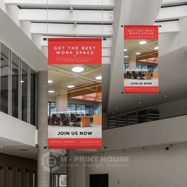 Hanging Posters Dubai | Custom Poster Printing UAE | M Print House