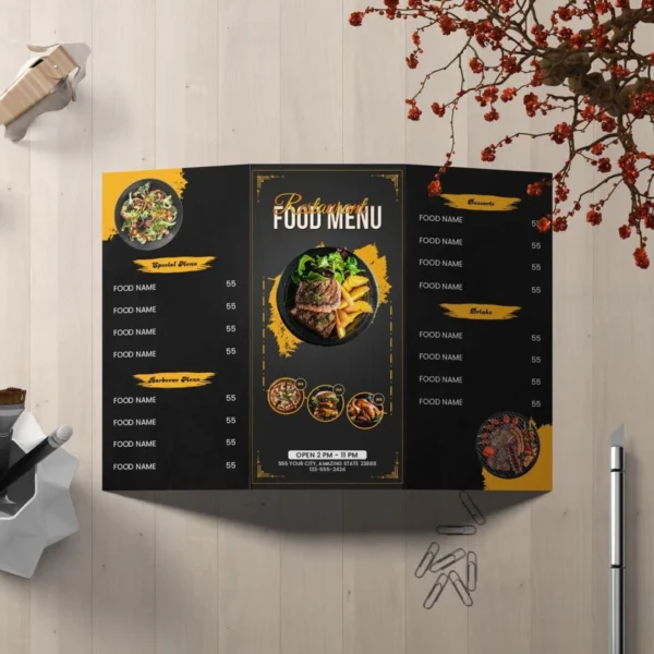 Menu Printing Dubai | Custom Restaurant & Café Menus UAE | M Print House