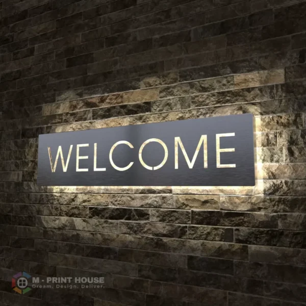 Name Plate Signage – Laser Engraving UAE | M Print House