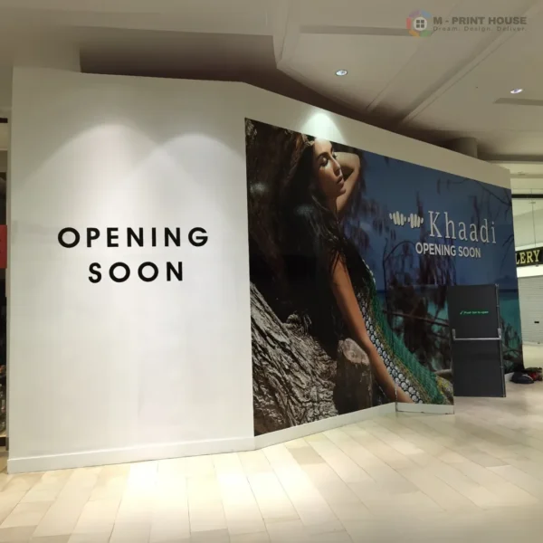 Coming Soon Shop Hoarding Stickers Dubai | M Print House