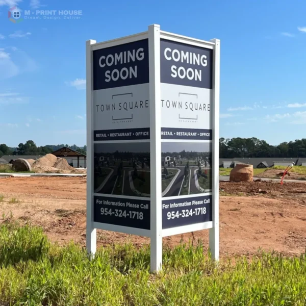 Project Signage for Construction Sites UAE | M Print House