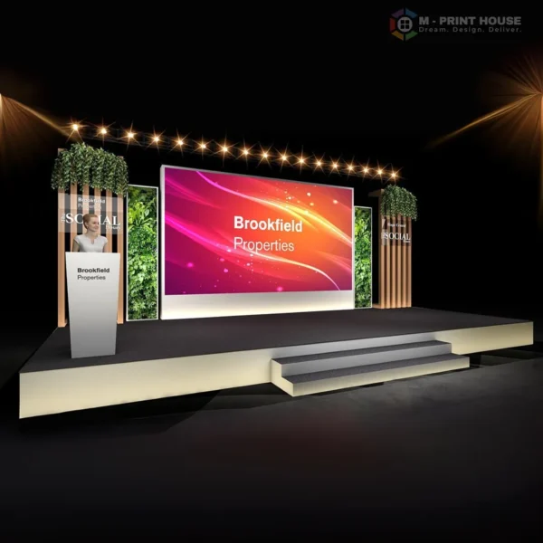 Stage Backdrops & Branding Dubai | M Print House