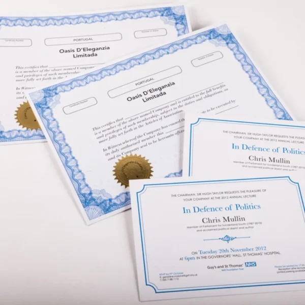 Custom Printed Certificates Dubai | Award & Recognition Certificates ...