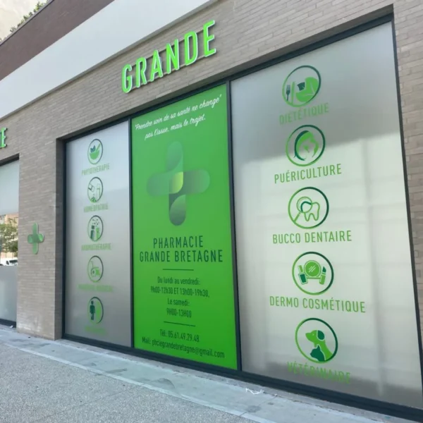 Glass Sticker Printing Dubai | Custom Window Graphics UAE | M Print House
