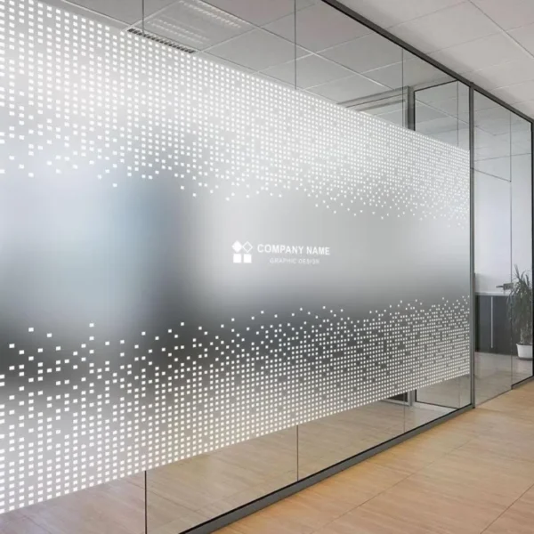 Gradient Frosted Sticker Dubai | Decorative Glass Films UAE | M Print House