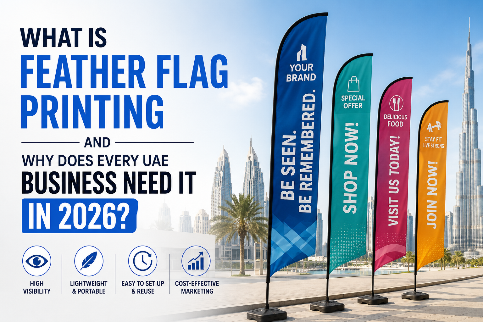 Feather Flag Printing - M Print House