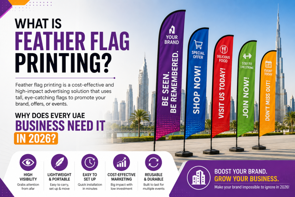 Feather Flag Printing - M Print House